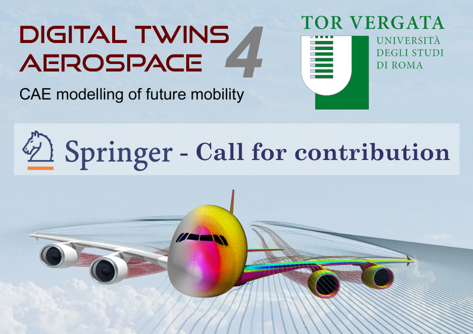 Digital Twins e Aerospazio - call Springer per contributi libro